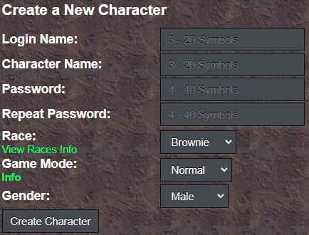 Character Creation | ShimlarTheGame Wiki | Fandom