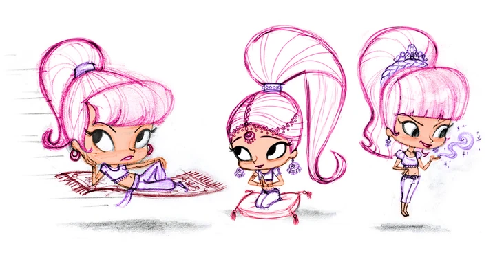 nick jr coloring pages shimmer and shine