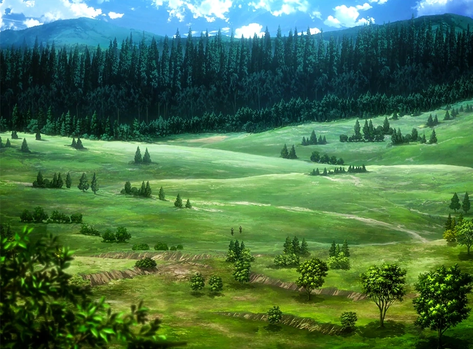 Anime Landschaft Wald