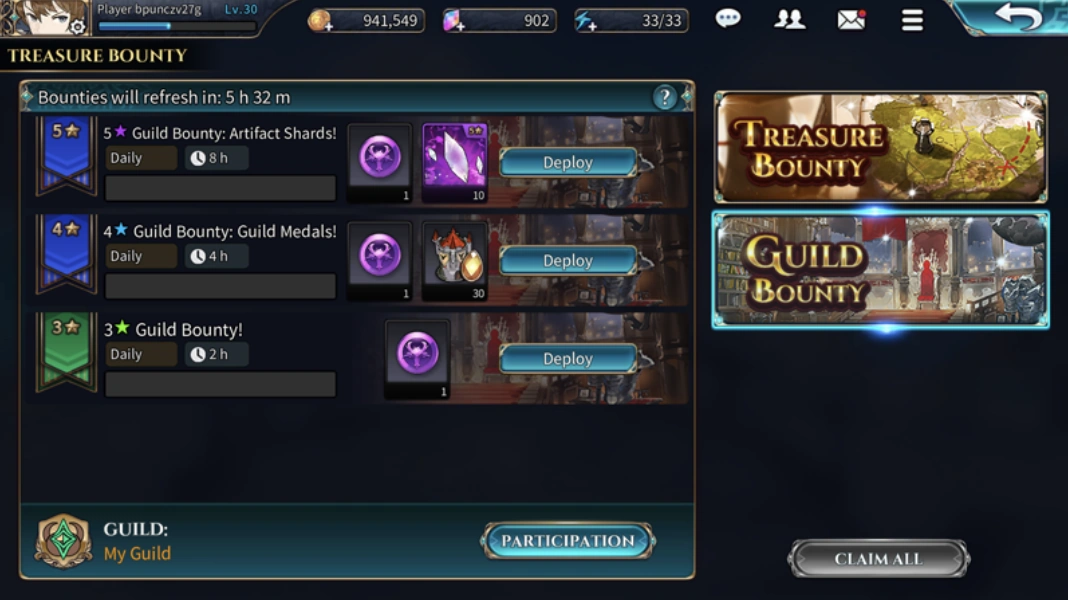 Guild Bounty | Shining Beyond Wiki | Fandom