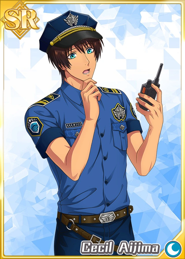 Anime Male Police Officer