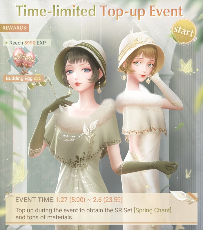 Top-up Event - Spring Chant | Shining Nikki Wiki | Fandom