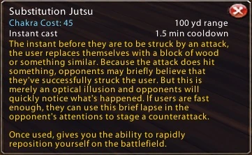 Substitution Jutsu | ShinobiStory WoW Вики | Fandom
