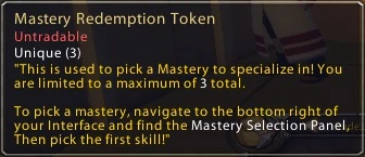 Жетон Изучения Мастерства (Mastery Redemption Token) | ShinobiStory WoW ...