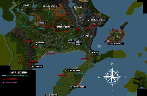 Shinobi Story World Map | Shinobi Story Wiki | Fandom