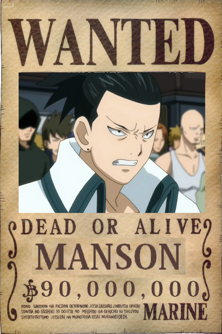 Manson | One Piece: Ship of fools Wiki | Fandom