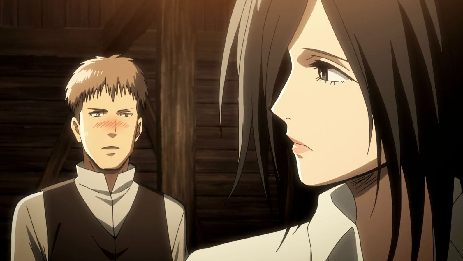 Attack On Titan Jean And Mikasa