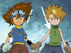 Digimon Tai And Matt Fight