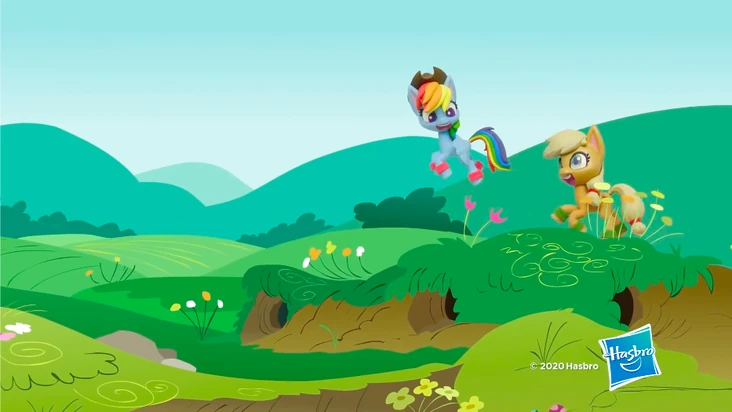 Applejack And Rainbow Dash Clopfic
