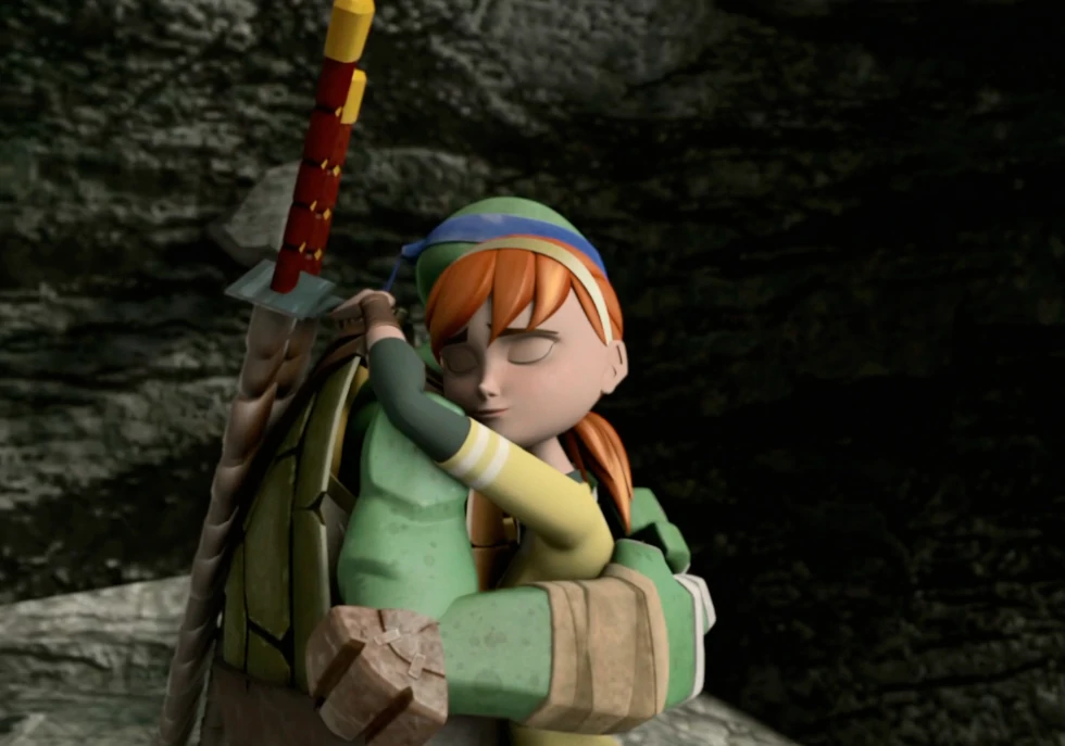 Tmnt Leonardo And April