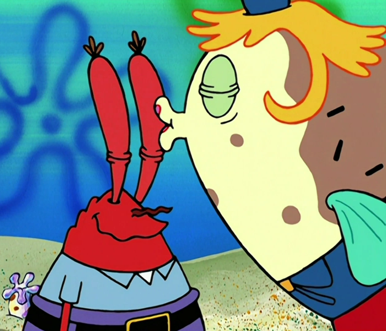 Mr Krabs And Mrs Puff Date