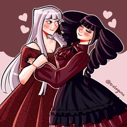 danganronpa celestia x kyoko