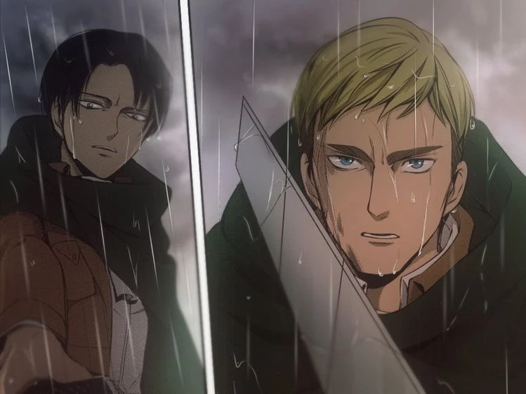 Attaque Sur Titan Levi Et Erwin