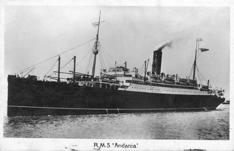 RMS Andania (1921) | Ships and Ocean Liner Wiki | Fandom