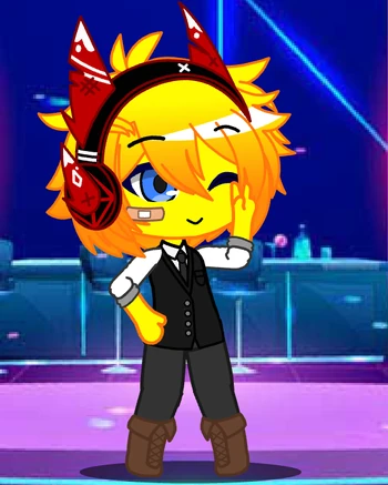 DJ Yellow (Gacha club character) | Shiroakane Wiki | Fandom