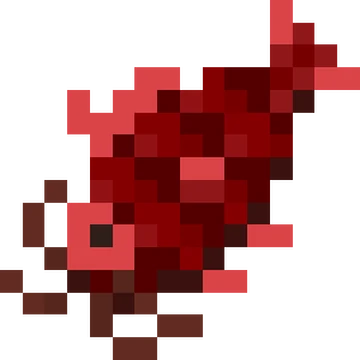 Minecraft Raw Fish Pixel Art