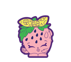 how to draw strawberry kiss shopkin