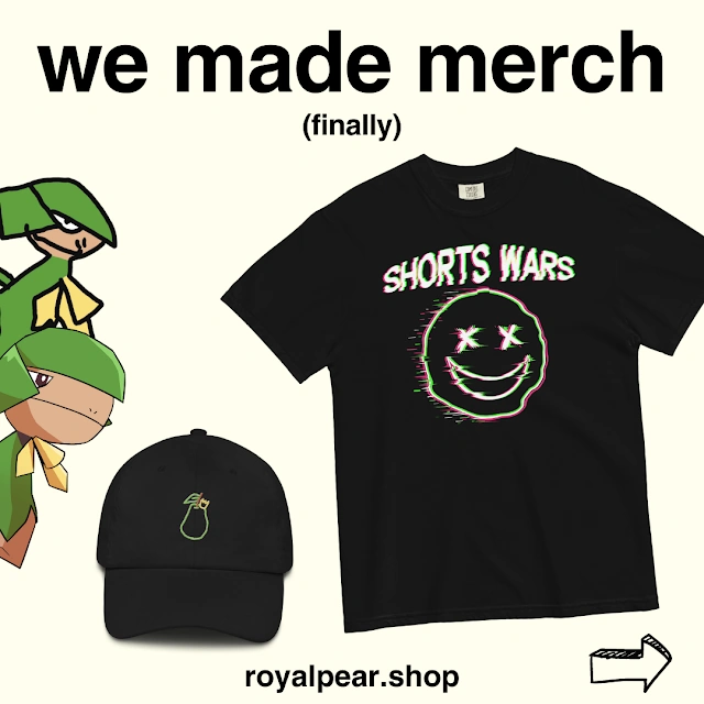 SHORTS WARS MERCH ON SALE FOR A LIMITED TIME!! | Shorts Wars Wiki | Fandom