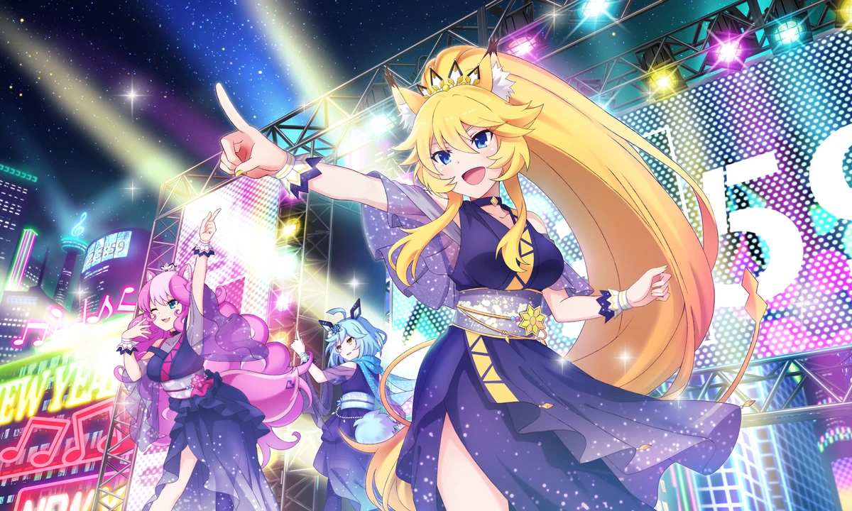 321...HappyNewYear - Rararin | SHOW BY ROCK!! Fes A Live Wiki | Fandom