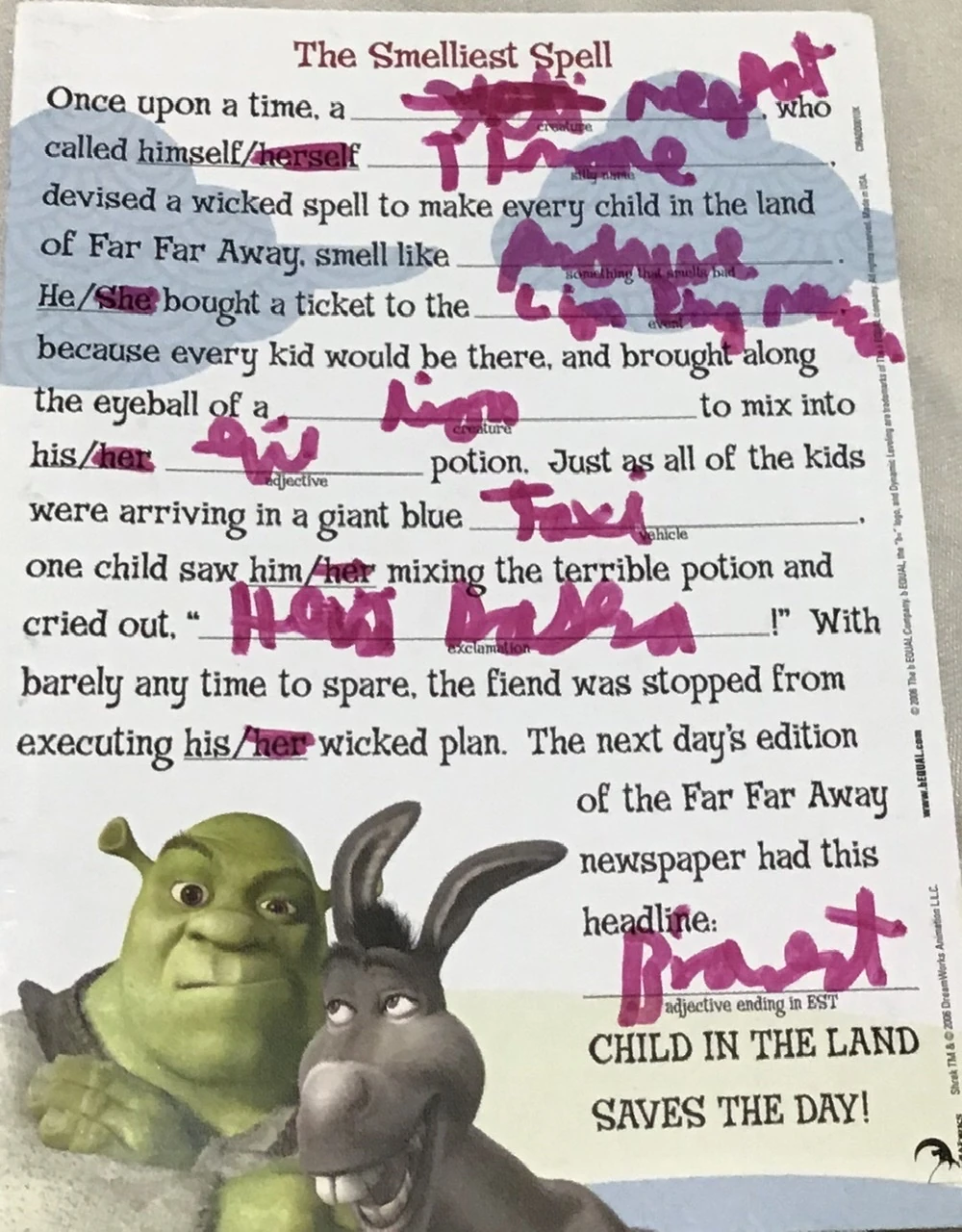 The Smelliest Spell | Shrek Fan Theories Wiki | Fandom