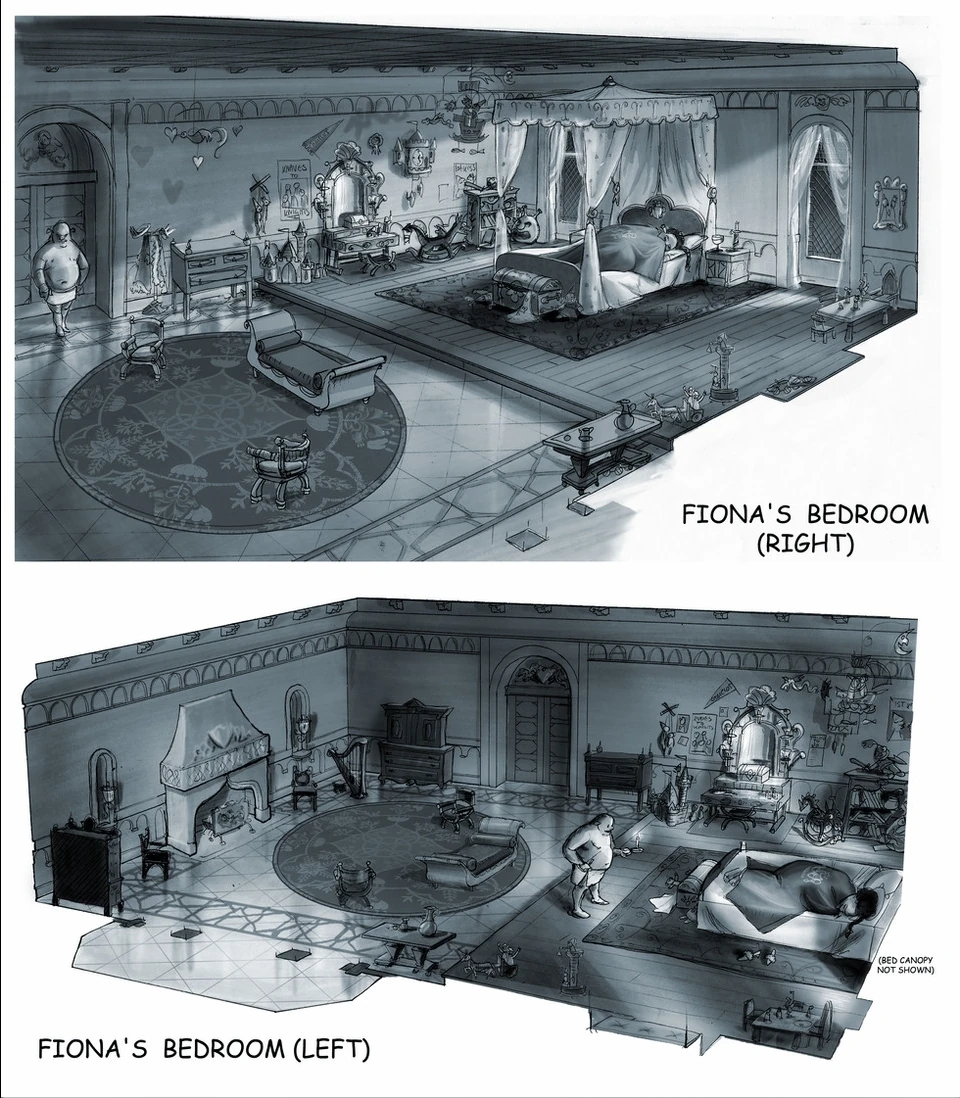 Fiona's Bedroom | WikiShrek | Fandom