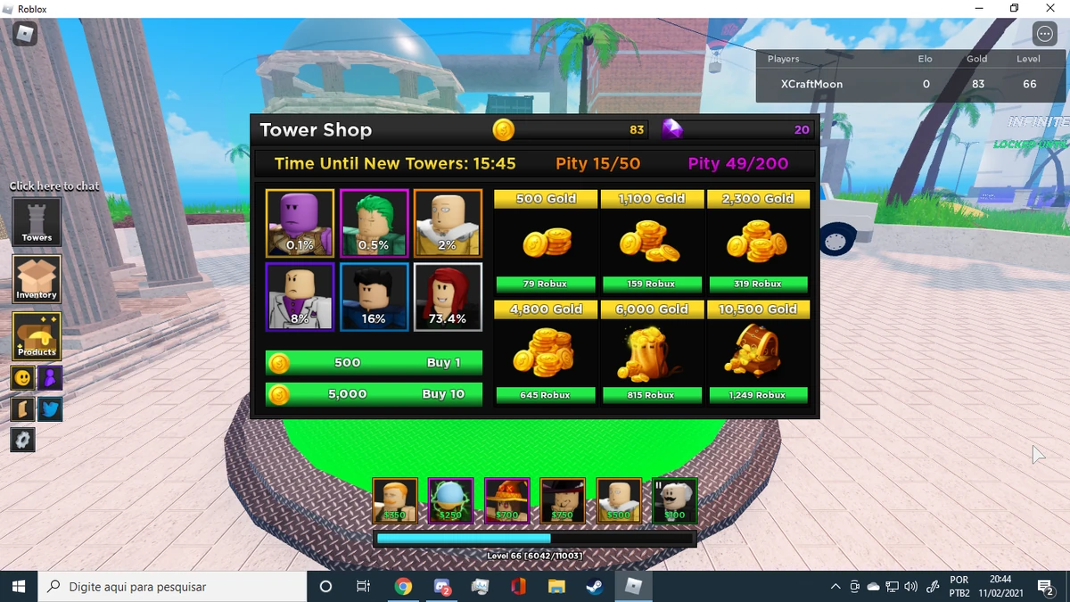Tower Shop (Changes every 60 minutes) | Ultimate Tower Defense Wiki ...
