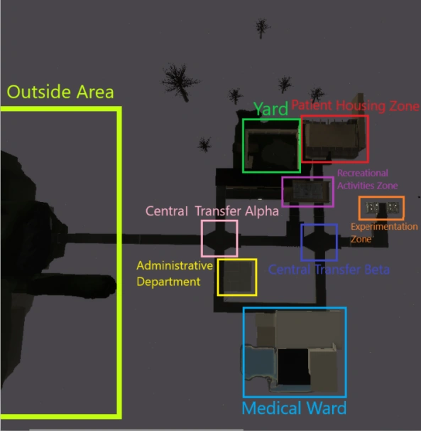 Asylum Layout | Sierra Medical Institution Wiki | Fandom