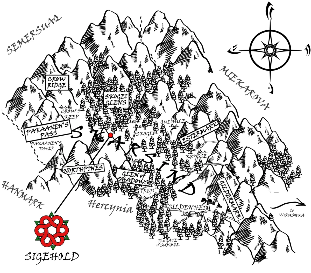 Map of Skarsind | Sigehold Hall Wikia | Fandom