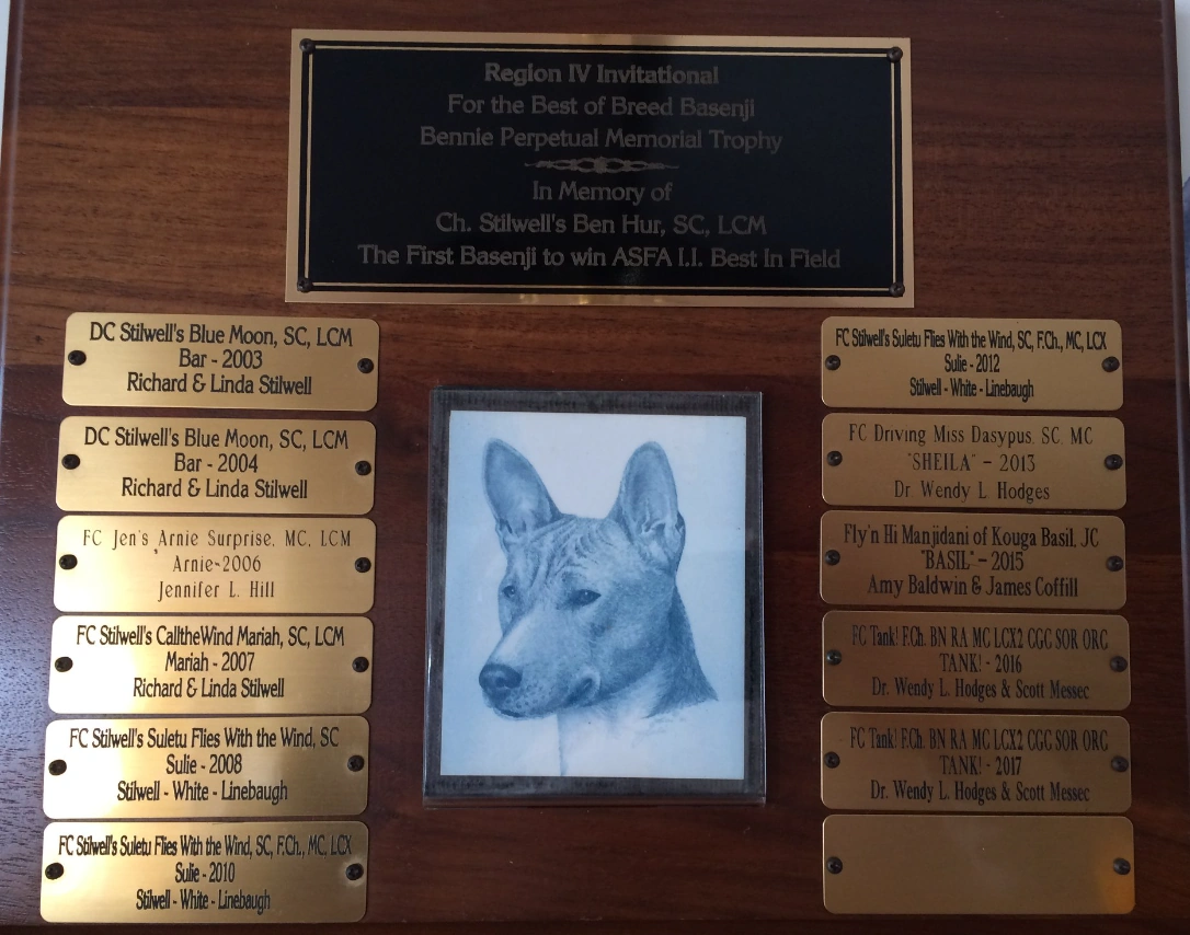 Bennie Trophy | Sighthound Coursing and Racing Wiki | Fandom