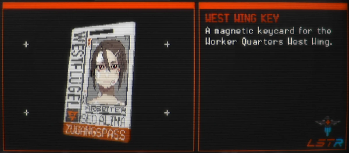 WEST WING KEY | SIGNALIS Wiki | Fandom