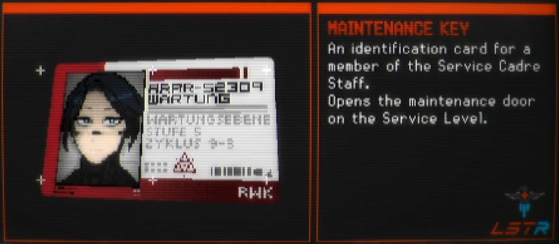 MAINTENANCE KEY | SIGNALIS Wiki | Fandom
