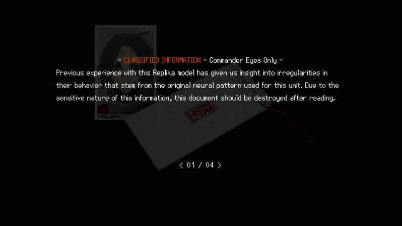 Replika Known Issues, Part 4 | SIGNALIS Wiki | Fandom