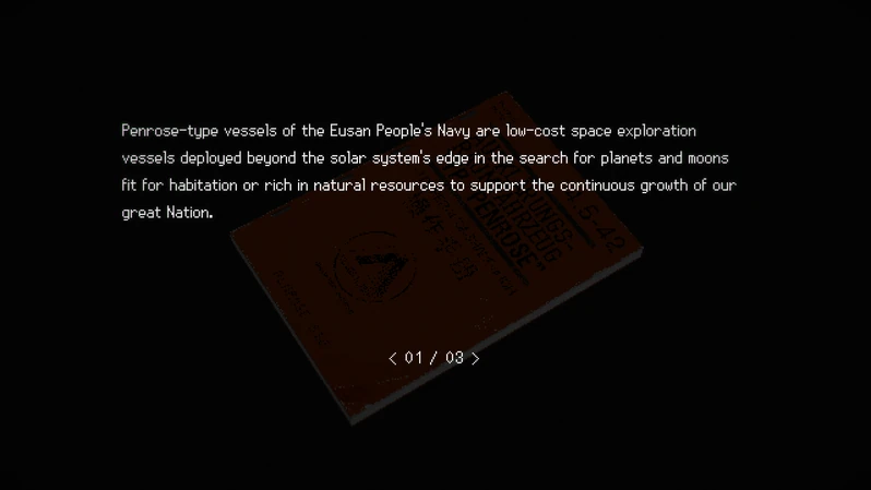 Penrose-Type Vessel Field Operations Manual | SIGNALIS Wiki | Fandom