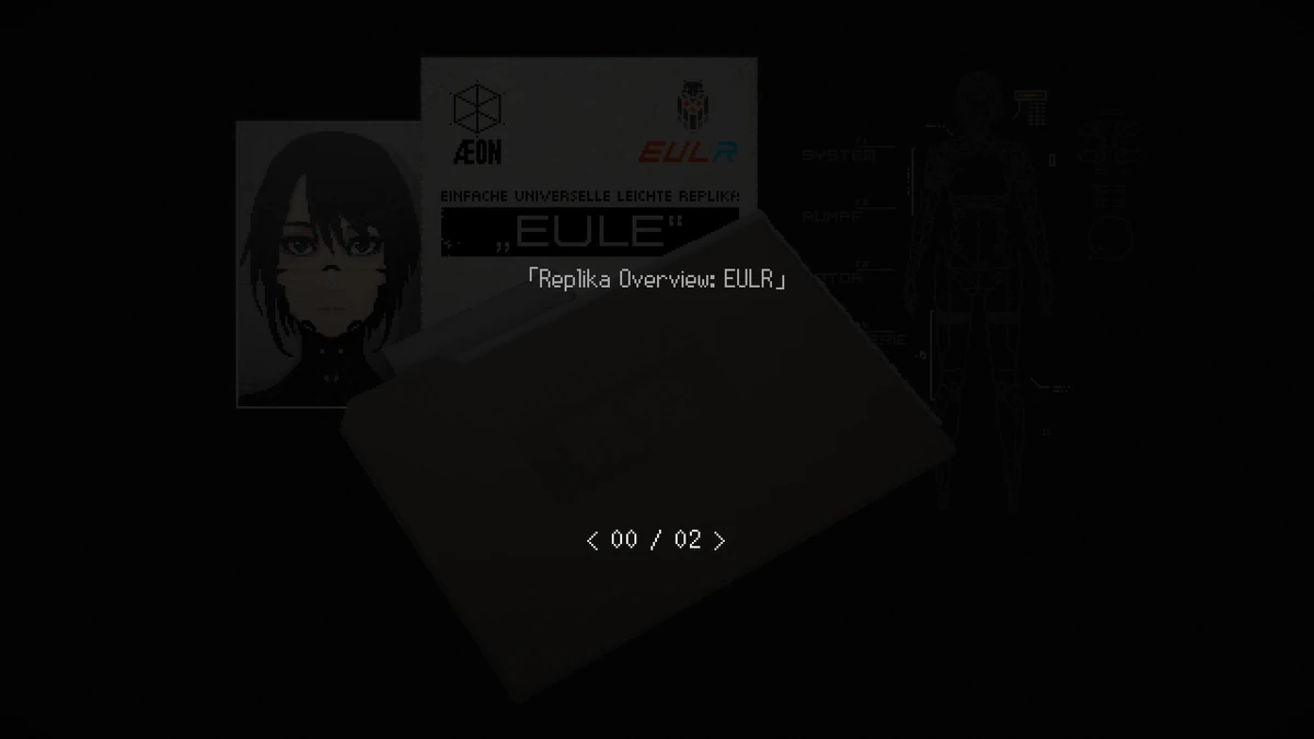 Replika Overview: EULR | SIGNALIS Wiki | Fandom
