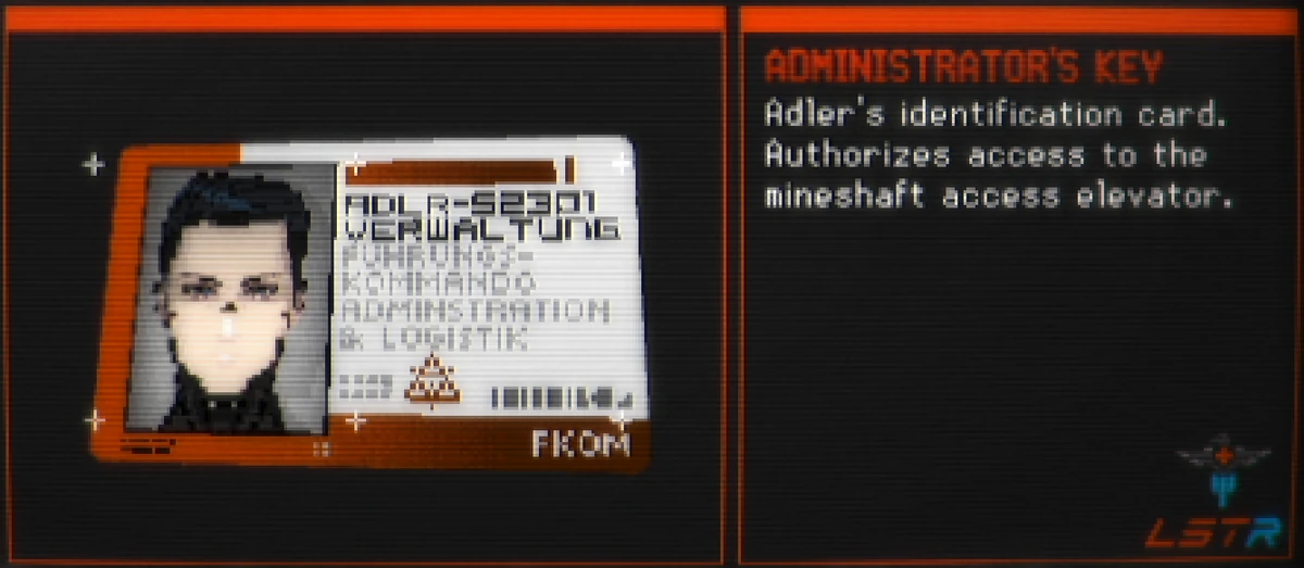 ADMINISTRATOR'S KEY | SIGNALIS Wiki | Fandom