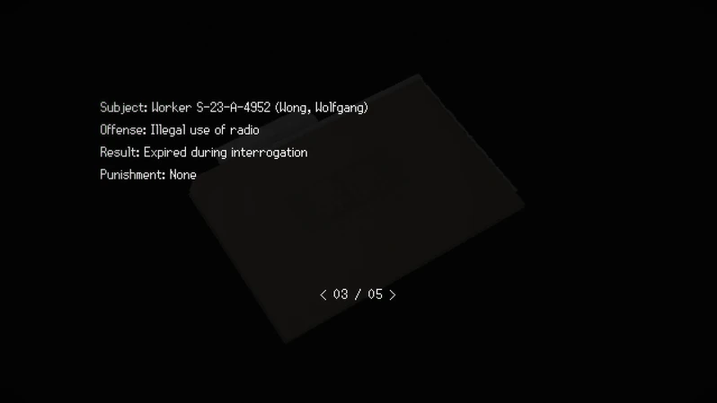 Interrogation Report Signalis Wiki Fandom