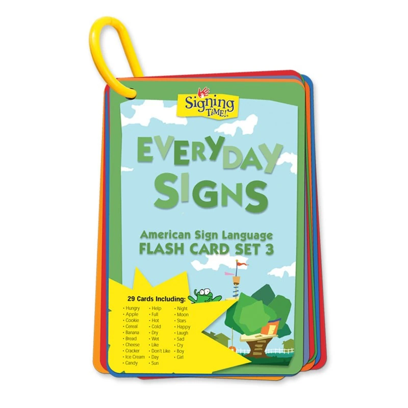 Flash Card Set 3 | Signing Time Wiki | Fandom