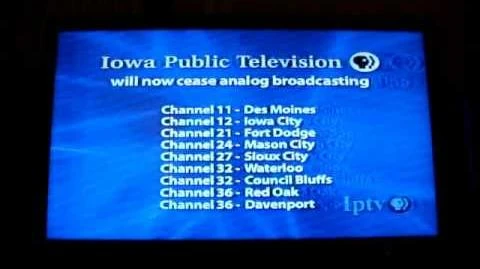 Iowa Public Television (IPTV) Final Analog Sign-Off | Signons and ...