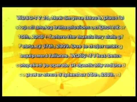 WDSC-TV Final-Analog Signoff | Signons and Signoffs Wiki | Fandom