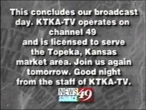 KTKA-TV Sign Off | Signons and Signoffs Wiki | Fandom