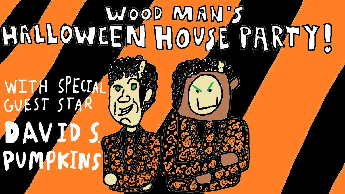 Wood Man's Halloween House Party (ft. David S. Pumpkins) | SiIvaGunner ...