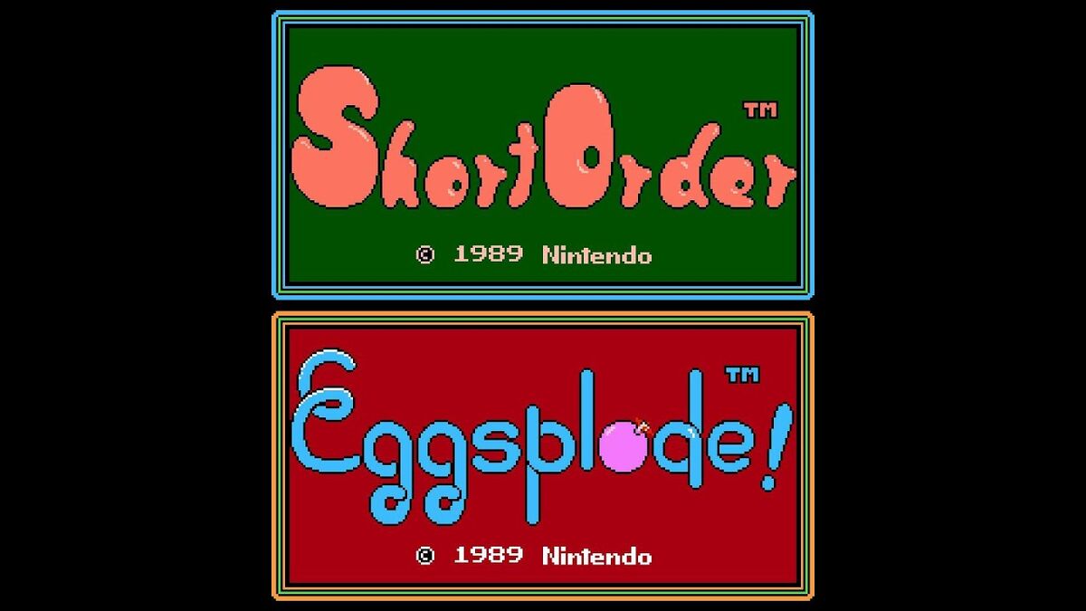 Short order eggsplode nes store