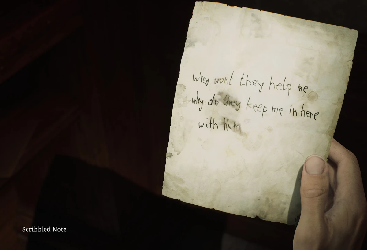 Scribbled Note | Silent Hill Wiki | Fandom