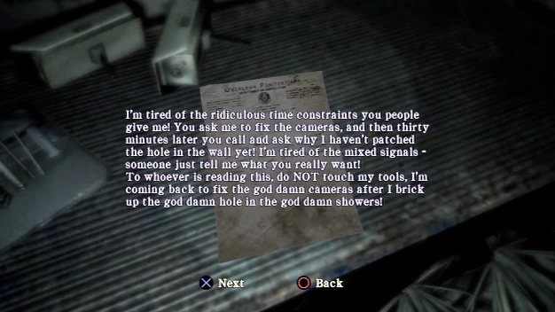 Worker's Note | Silent Hill Wiki | Fandom