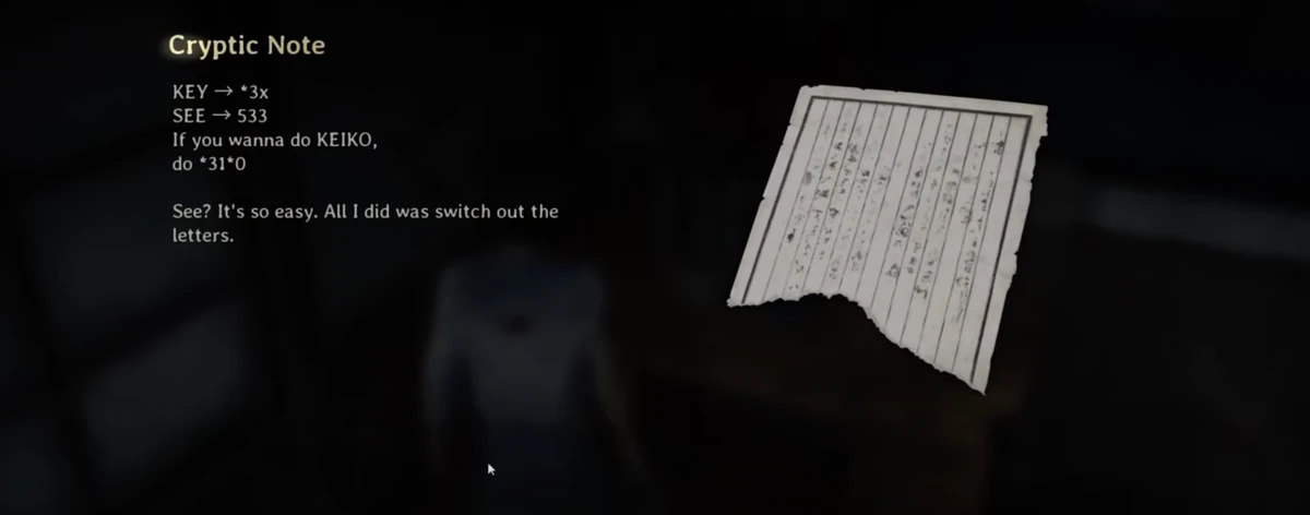Cryptic Note | Silent Hill Wiki | Fandom