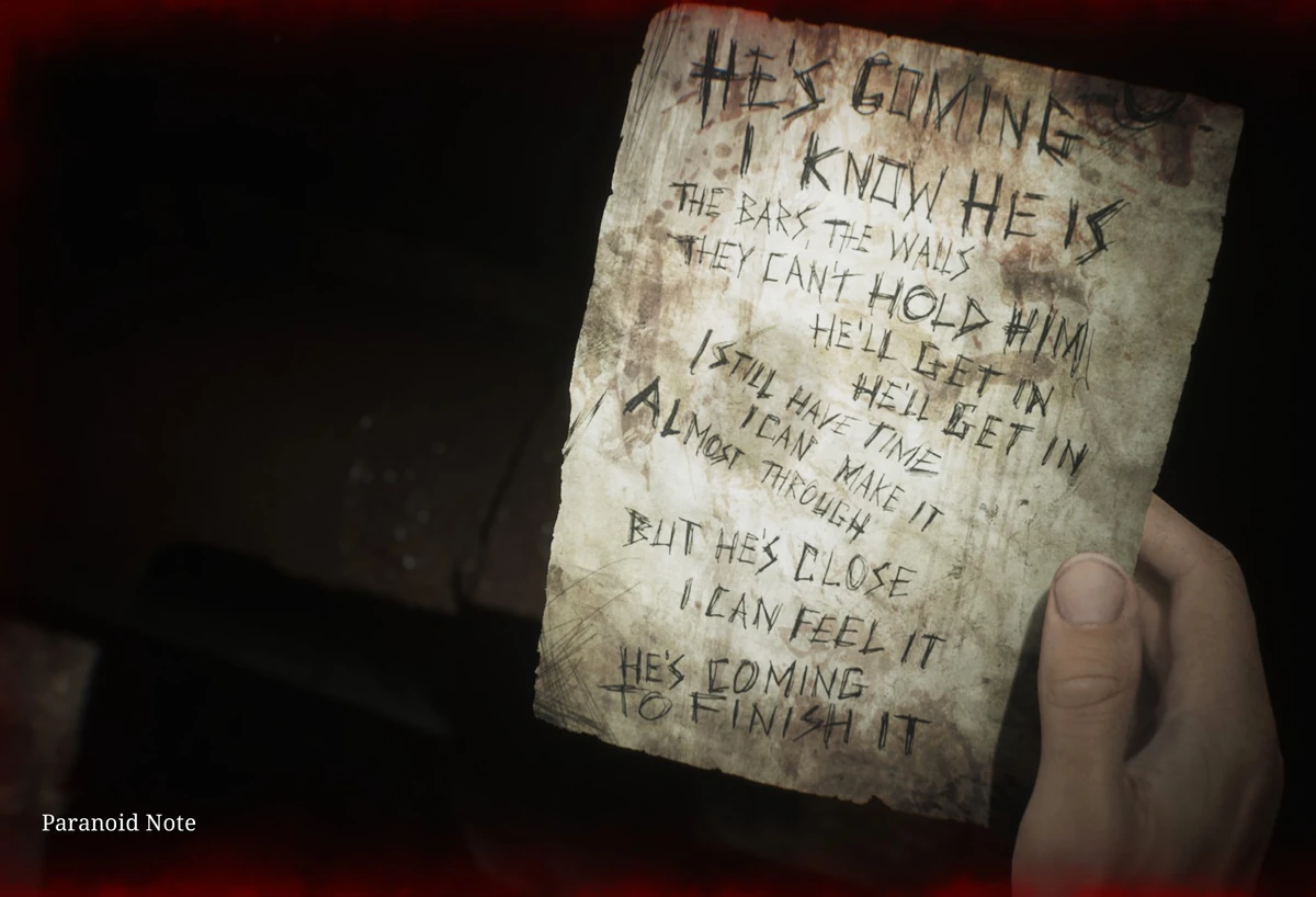 Paranoid Note | Silent Hill Wiki | Fandom