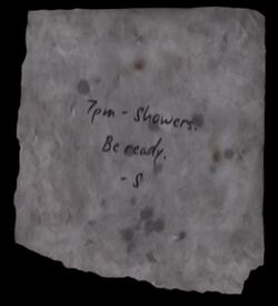 Handwritten Note | Silent Hill Wiki | Fandom