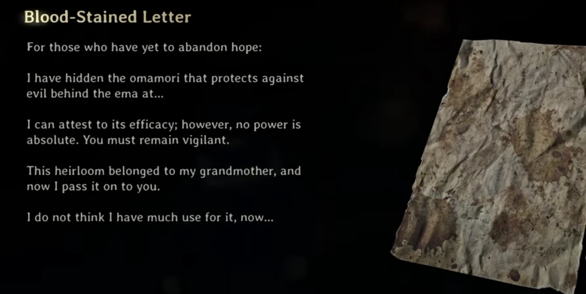 Blood-Stained Letter | Silent Hill Wiki | Fandom