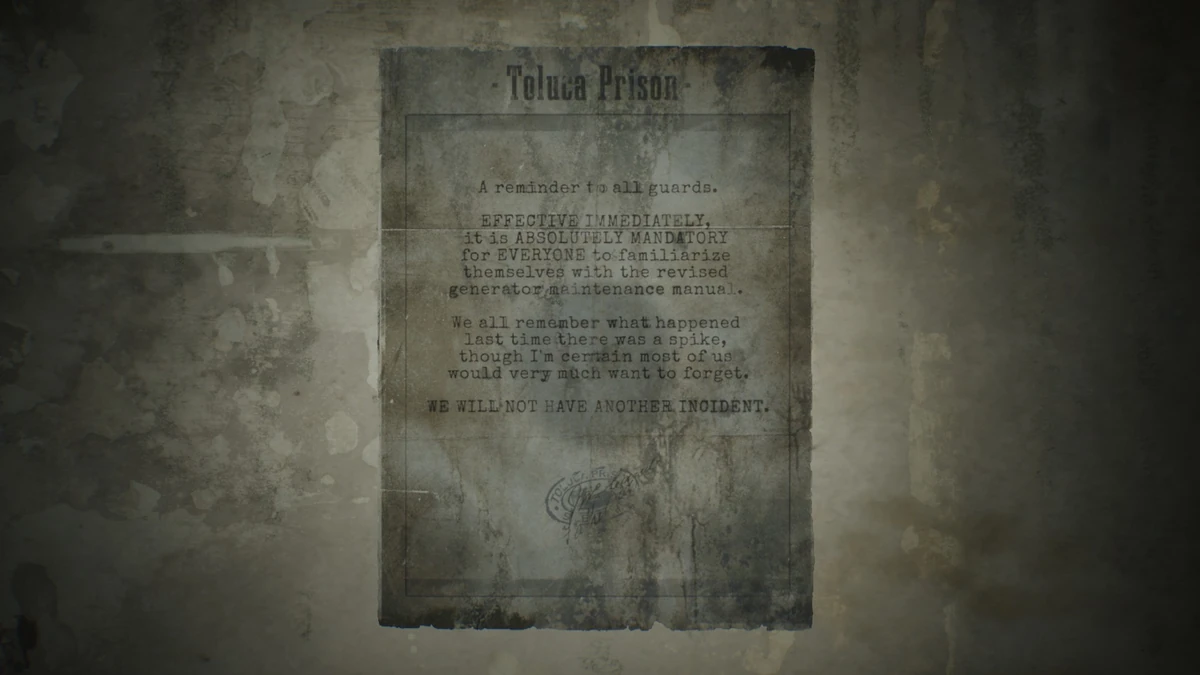 Serpent Accident Note | Silent Hill Wiki | Fandom