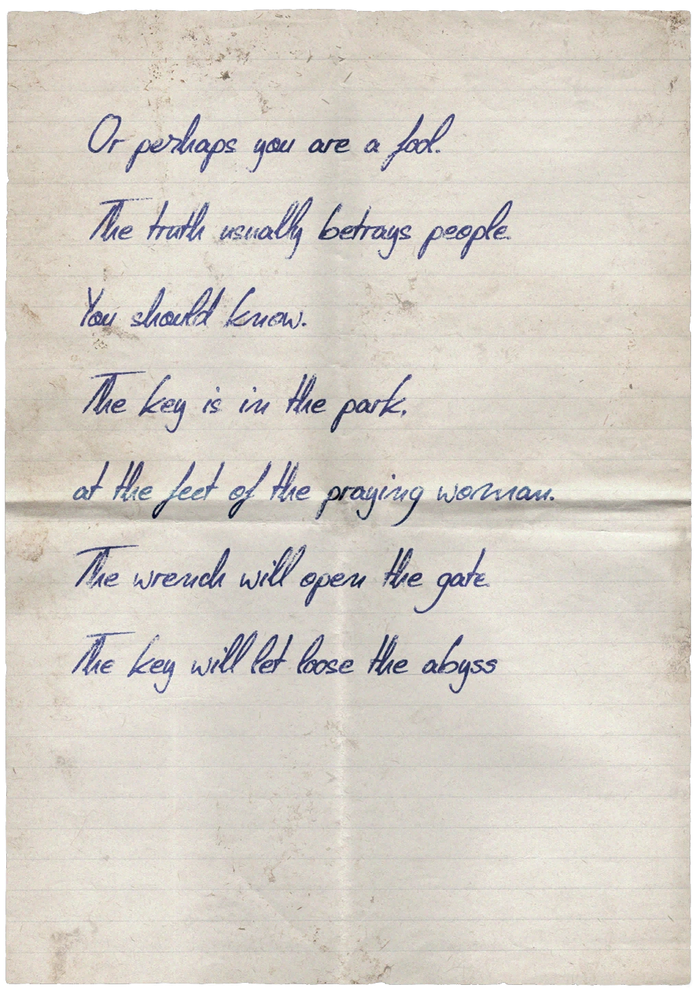 Letter | Silent Hill Wiki | Fandom